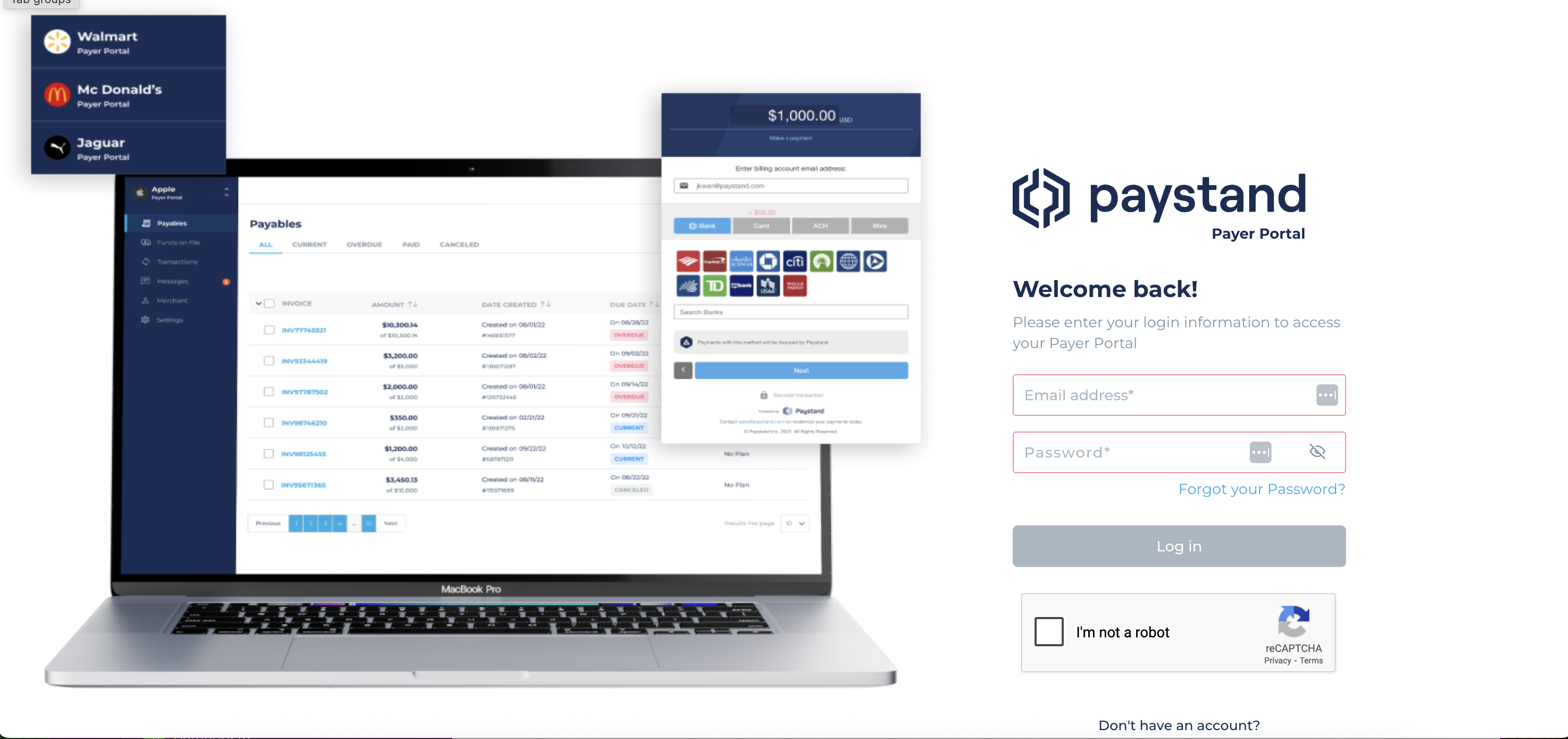 Log in to the Payer Portal – Paystand Help Center
